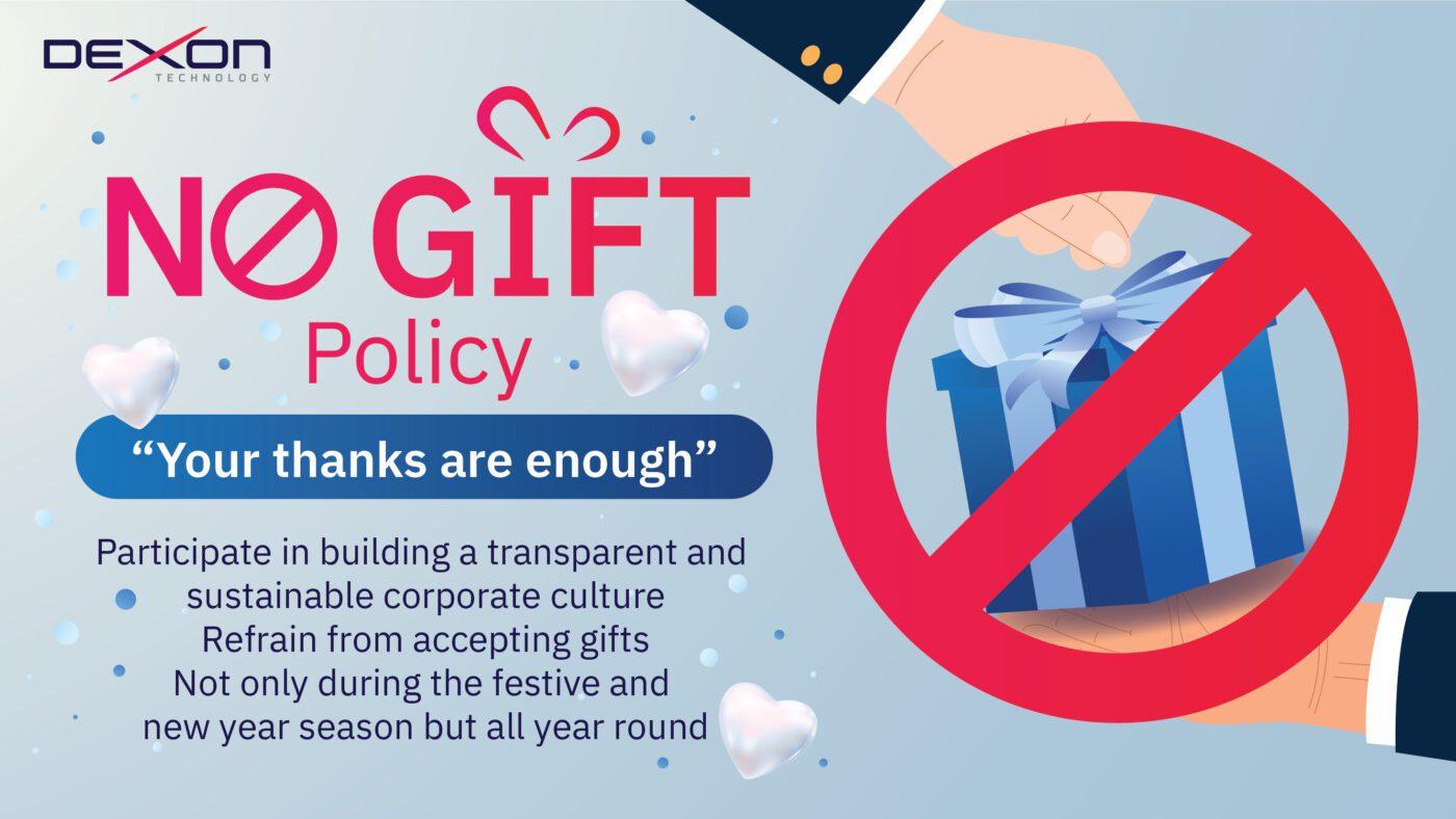 DEXON’s 2023 No Gift Policy | DEXON Technology | Dexon Technology