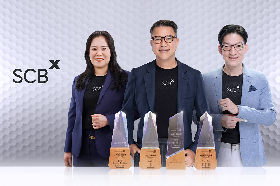 SCBX secures 4 prestigious awards from the 13th Asian Excellence Awards 2023 | SCB X