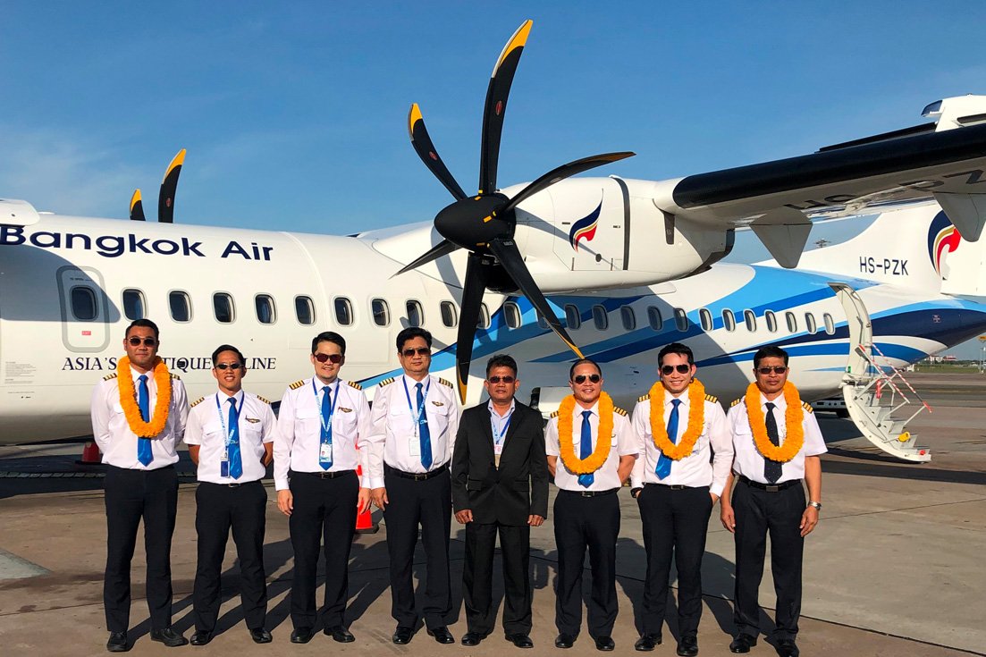 Bangkok Airways welcomes its latest ATR 72-600 aircraft | Bangkok Airways