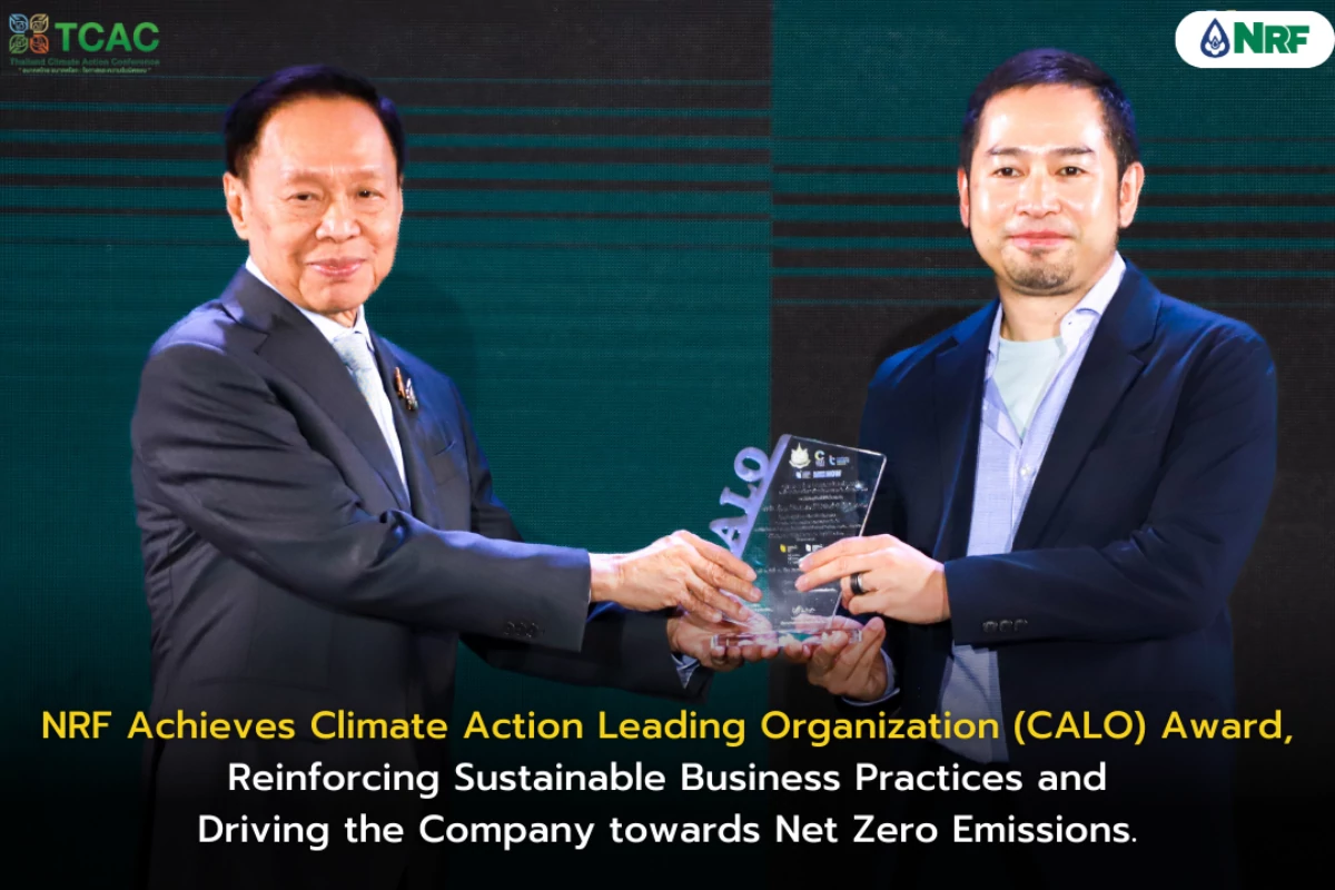 NRF Achieves Climate Action Leading Organization (CALO) Award, Reinforcing Sustainable Business ...