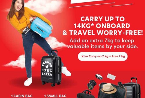 AirAsia Introduces 2 New Baggage Services Take More Onboard with “Xtra Carry-on” and Baggage ...